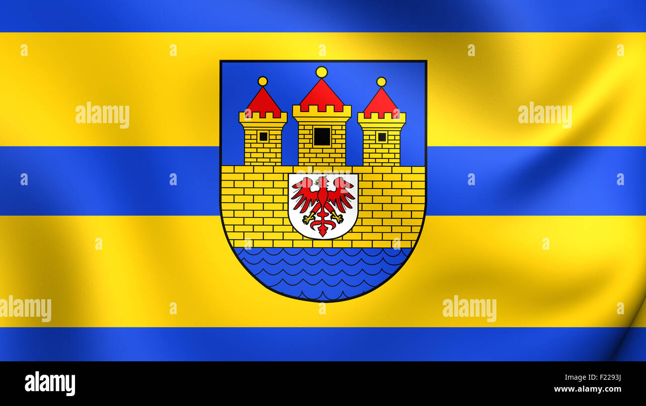 Flag of Strasburg, Germany. Close Up Stock Photo - Alamy
