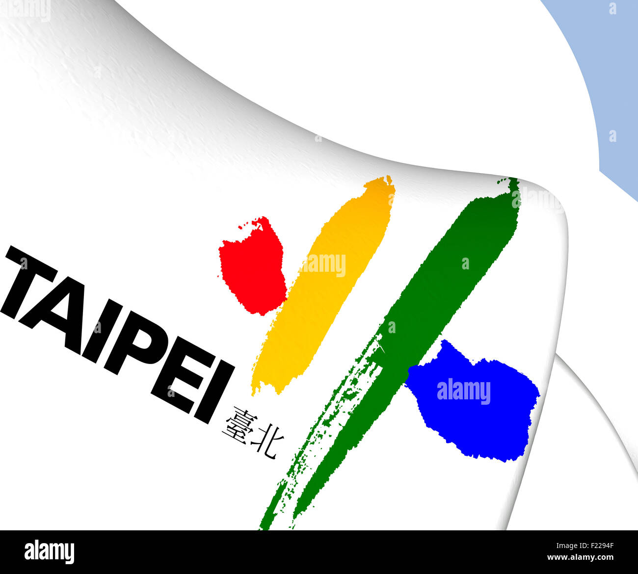Taipei flag hi-res stock photography and images - Alamy