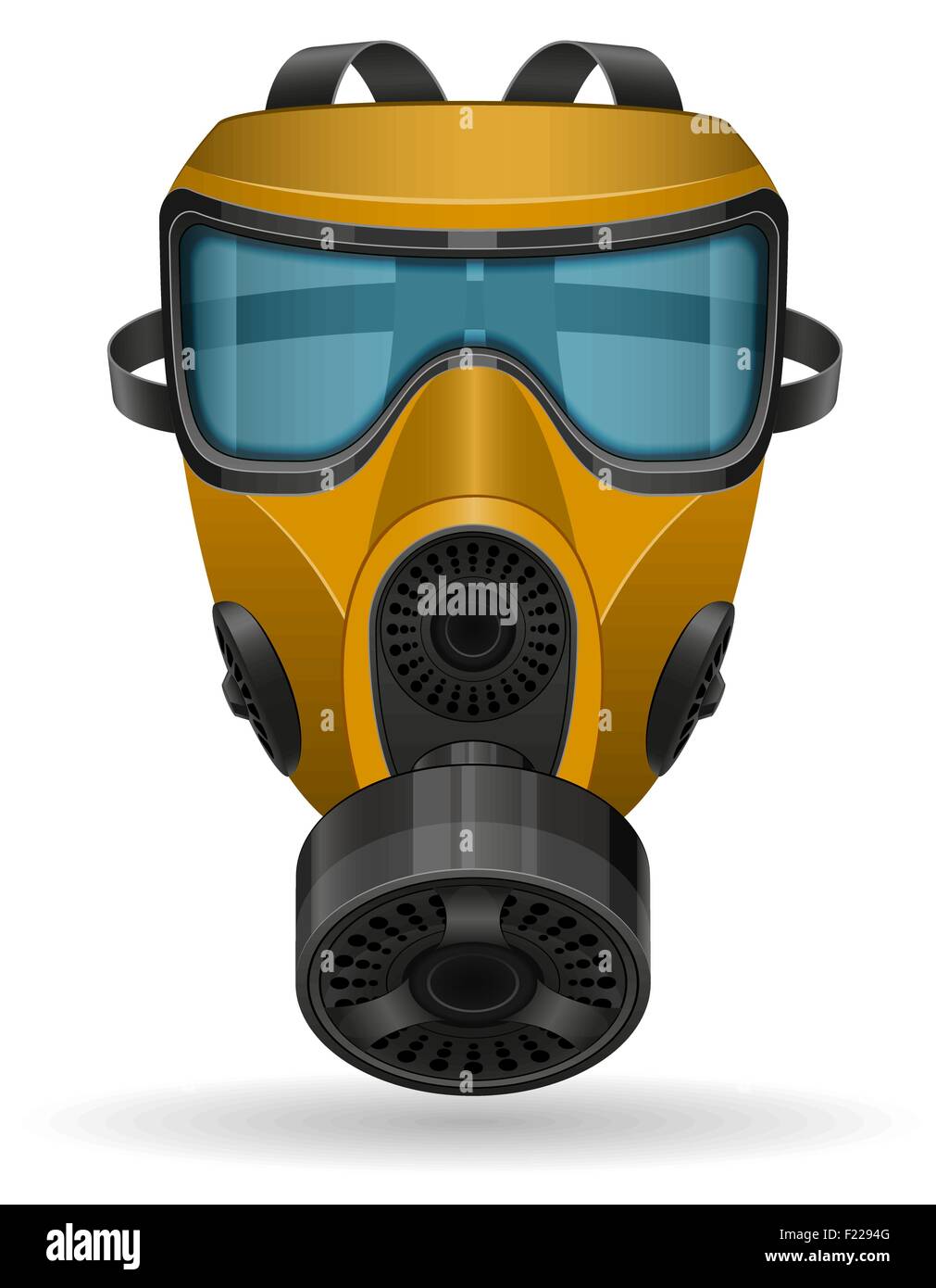 gas mask vector illustration isolated on white background Stock Vector ...