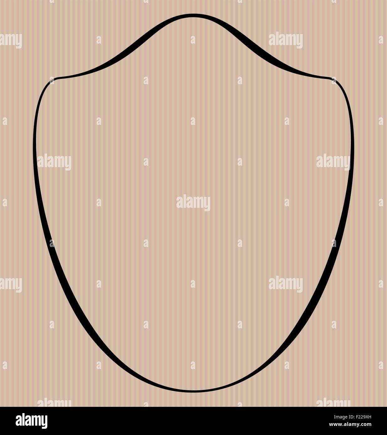 Heraldic shield border label Stock Vector Image & Art - Alamy