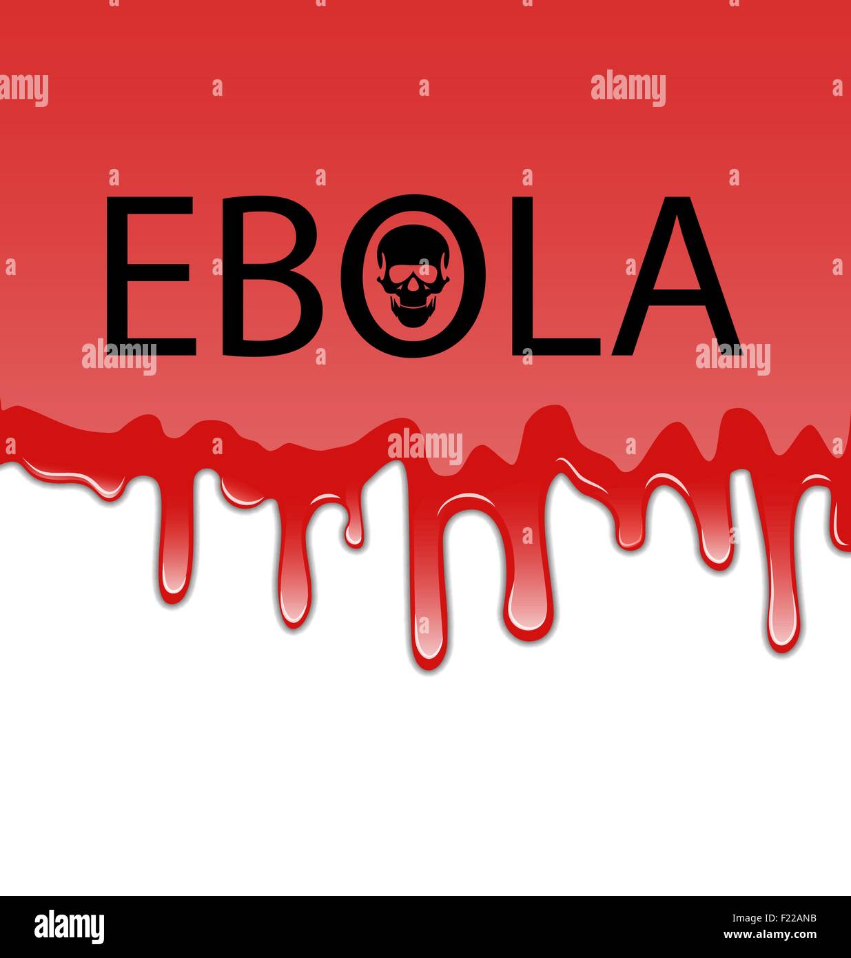 Bloody background with Ebola virus Stock Vector Image & Art - Alamy