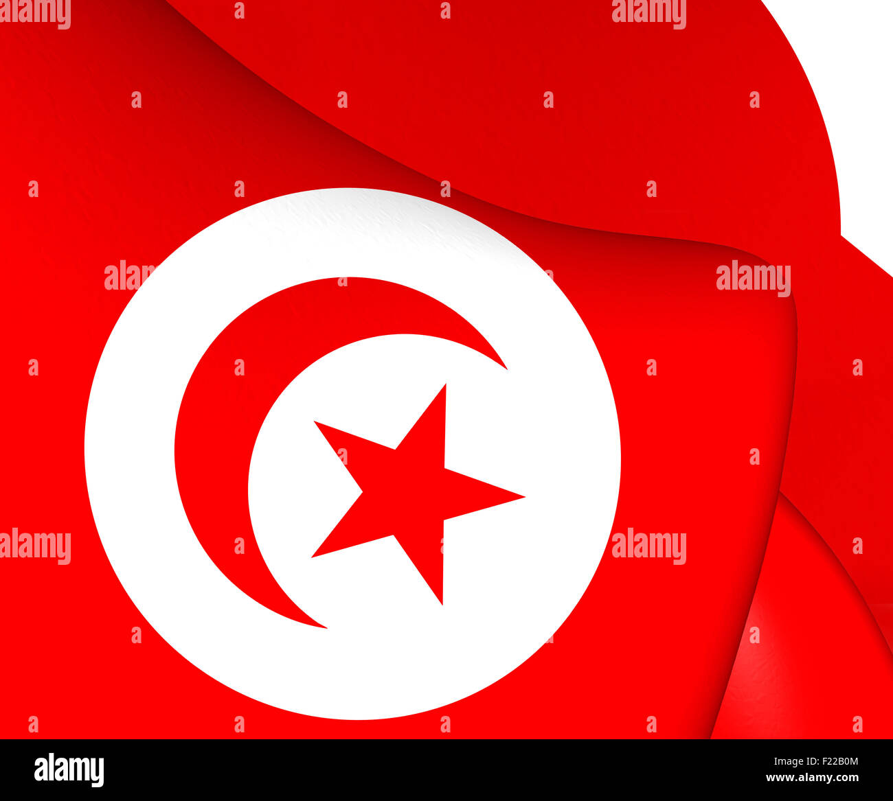 Tunisia flag illustration hi-res stock photography and images - Alamy