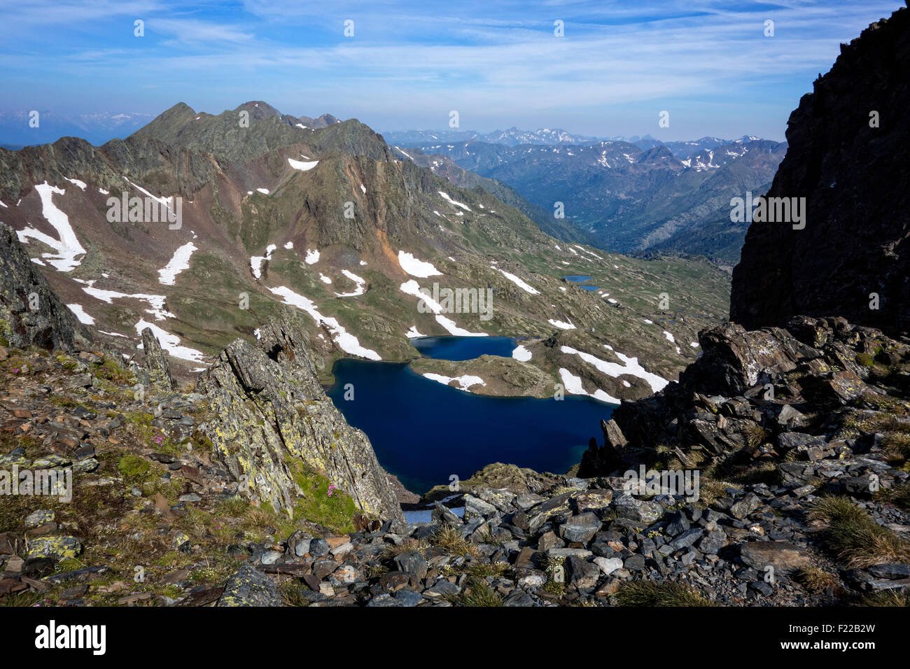 Baiau mountain lake. Pyrenees. Catalunya. Spain Stock Photo - Alamy
