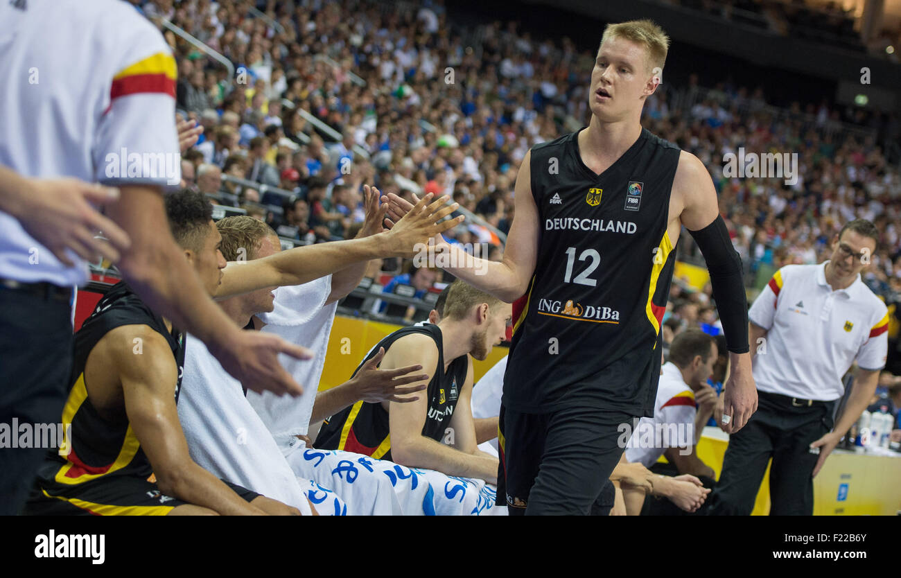 Berlin, Germany. 09th Sep, 2015. Germany's Robin Benzing reacts during ...