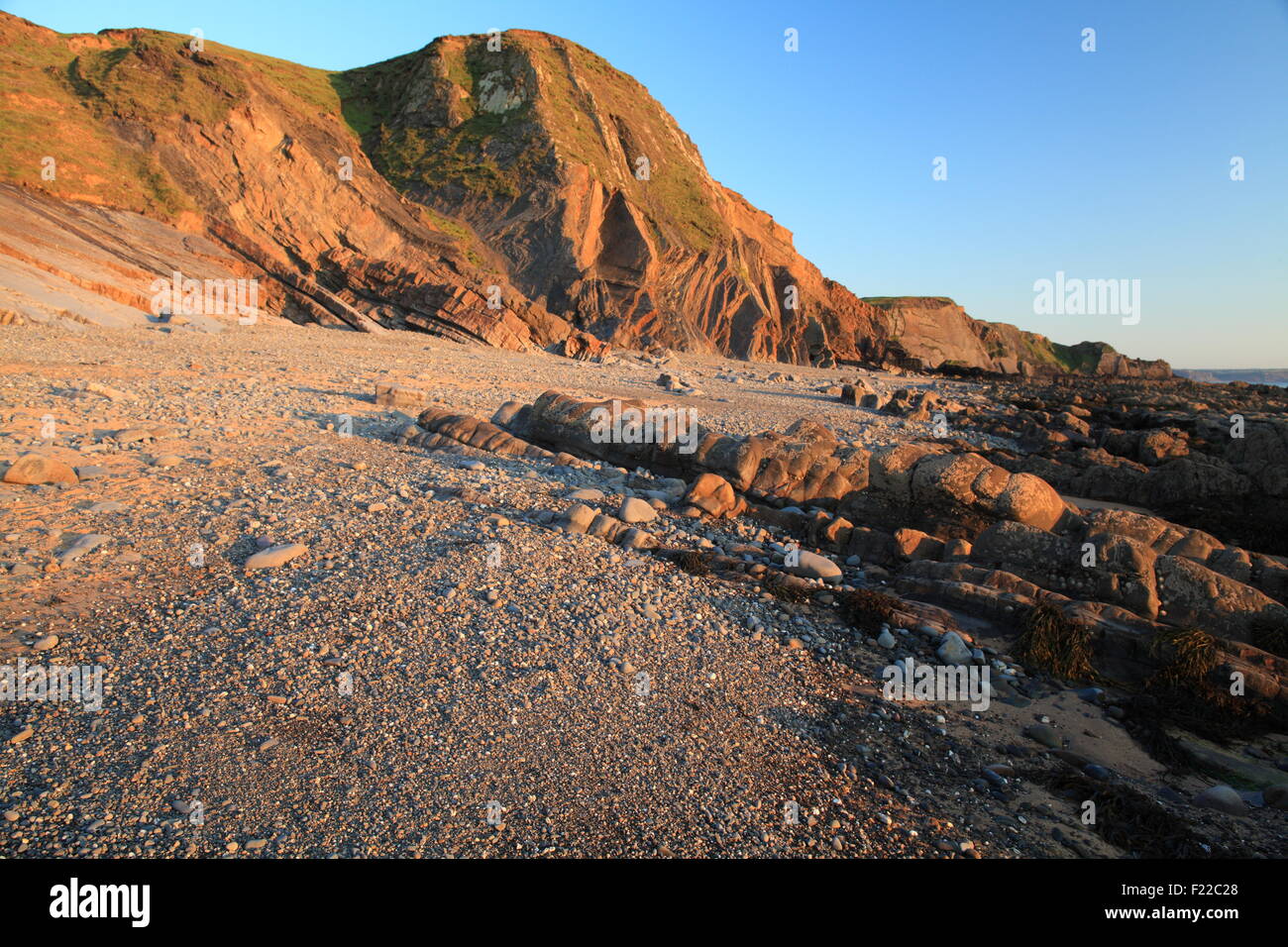 Sandymouth bay, North Cornwall, England, UK Stock Photo - Alamy