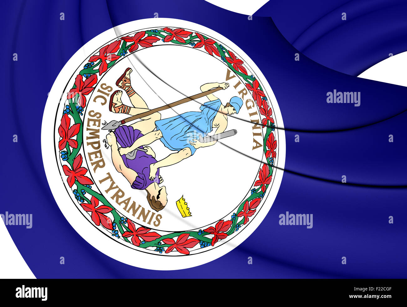 Virginia flag hi-res stock photography and images - Alamy