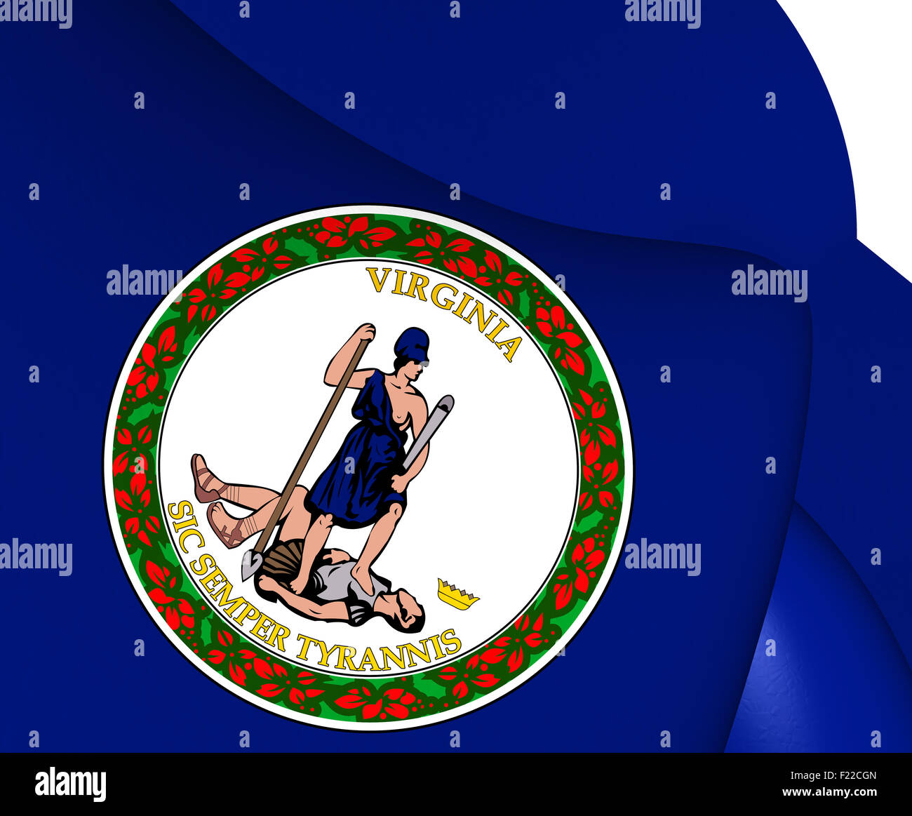 Virginia state flag hi-res stock photography and images - Alamy