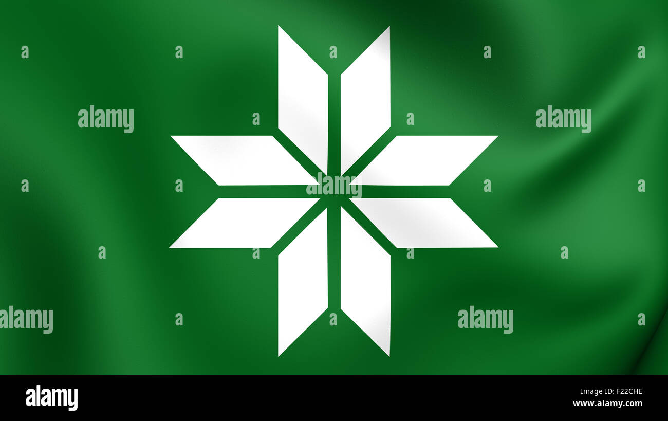 3D Flag of the Voros. Close Up Stock Photo - Alamy