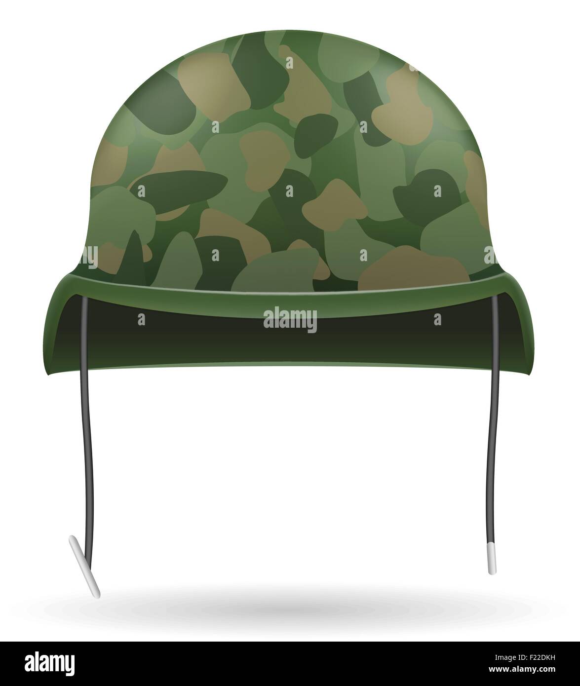 military helmets vector illustration isolated on white background Stock ...