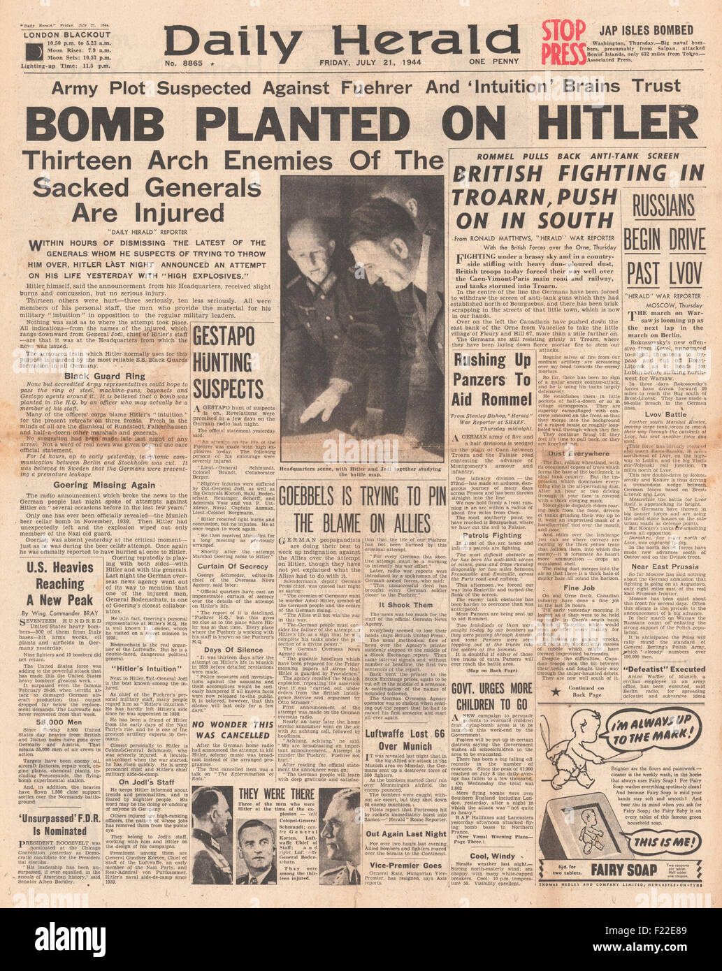 Daily Herald Logo Ww2