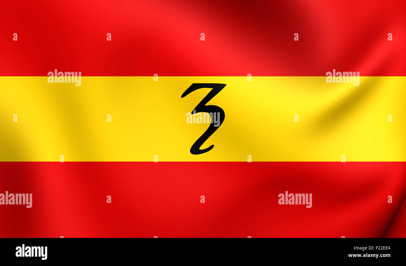 Flag of Zevenaar, Netherlands. Close Up Stock Photo - Alamy