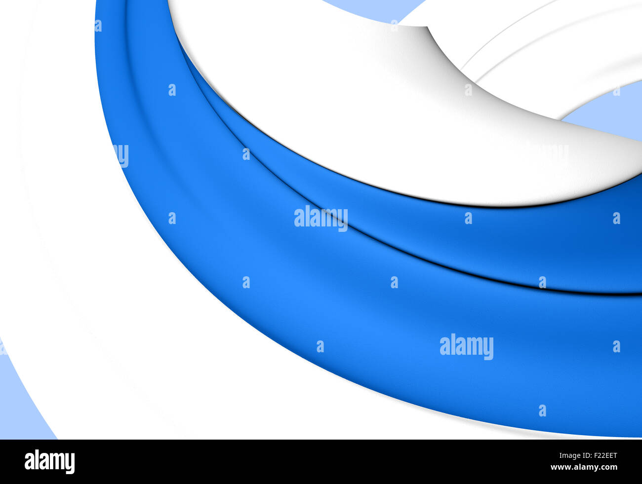 3D Canton of Zug Flag, Switzerland. Close Up Stock Photo - Alamy