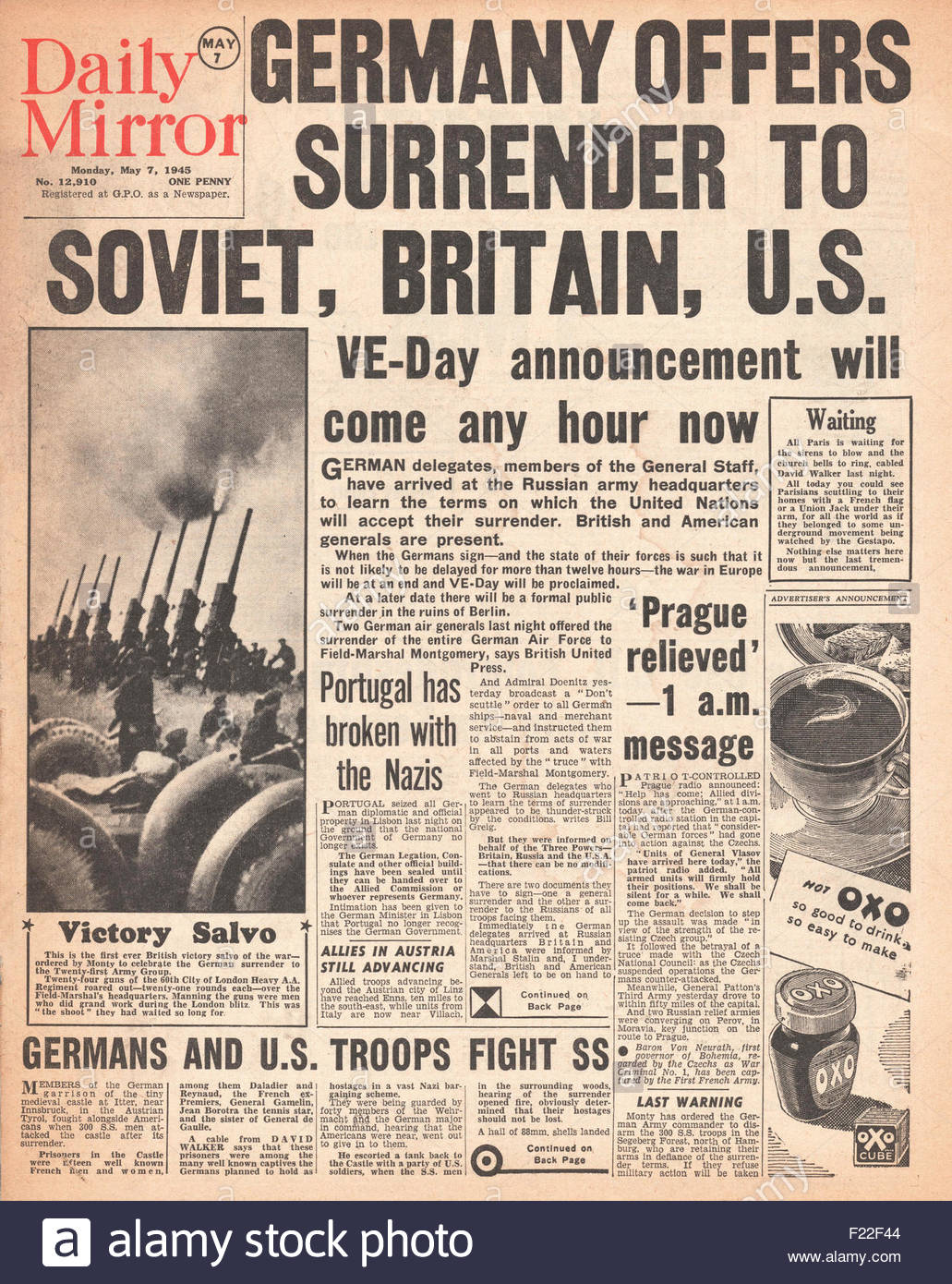 Germany Surrenders Stock Photos & Germany Surrenders Stock Images - Alamy