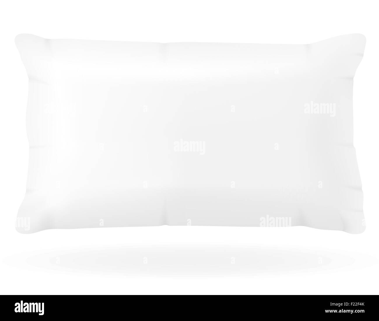 white pillow to sleep vector illustration isolated on background Stock ...