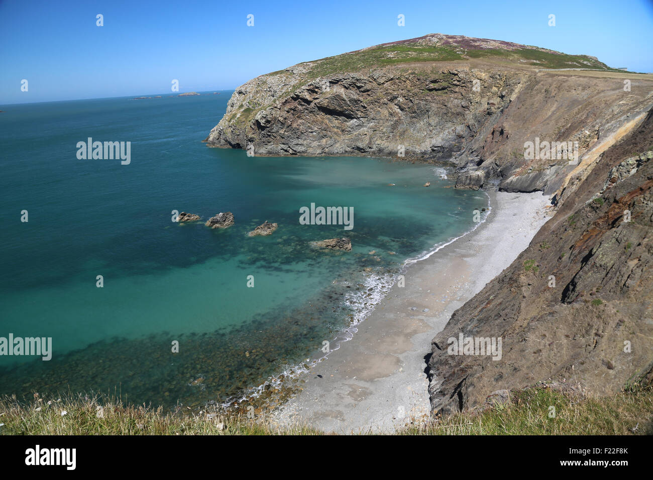 Coastline of Ramsey Island, Pembrokeshire, Wales Stock Photo - Alamy