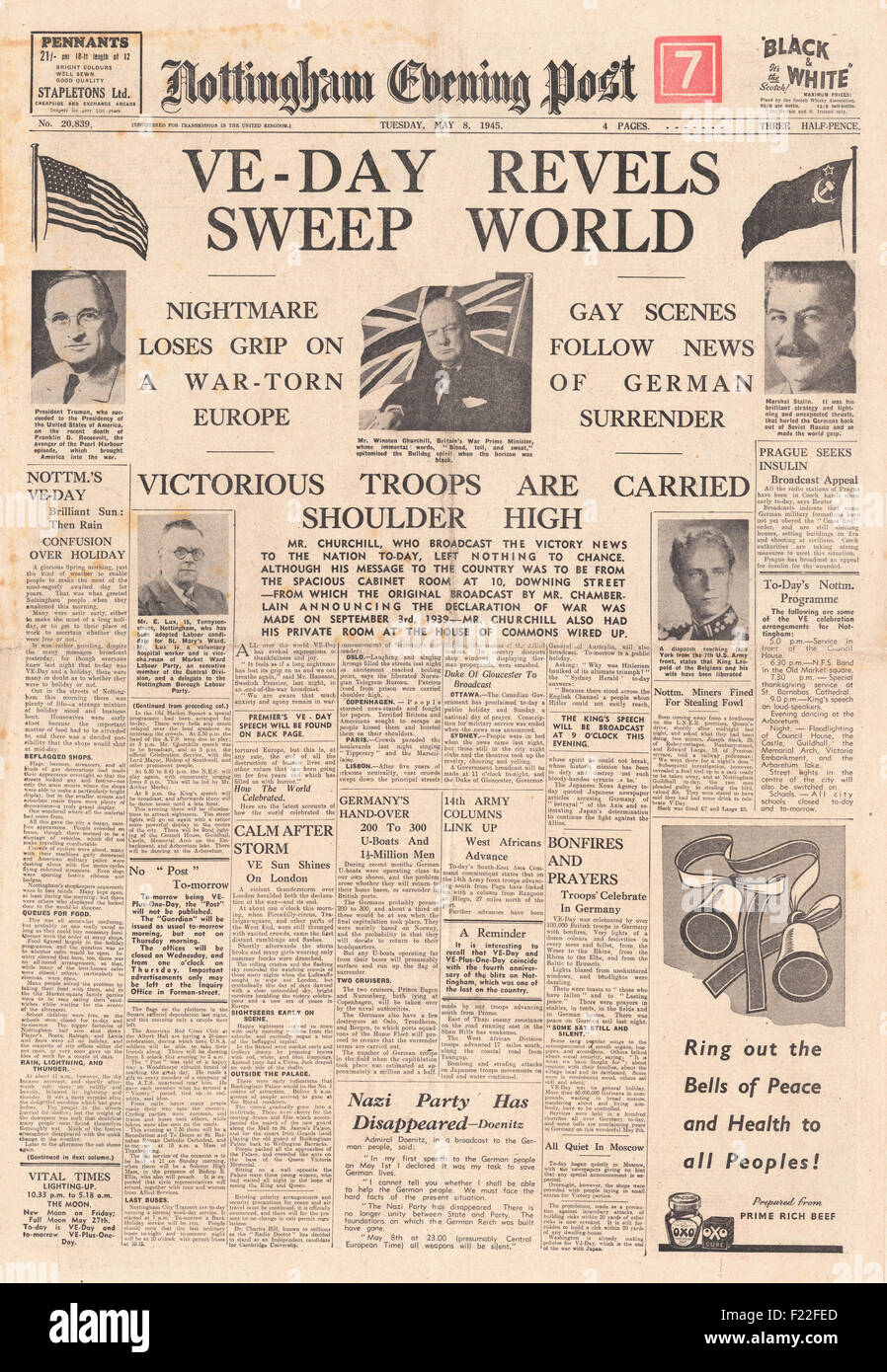 Nottingham evening post hi-res stock photography and images - Alamy