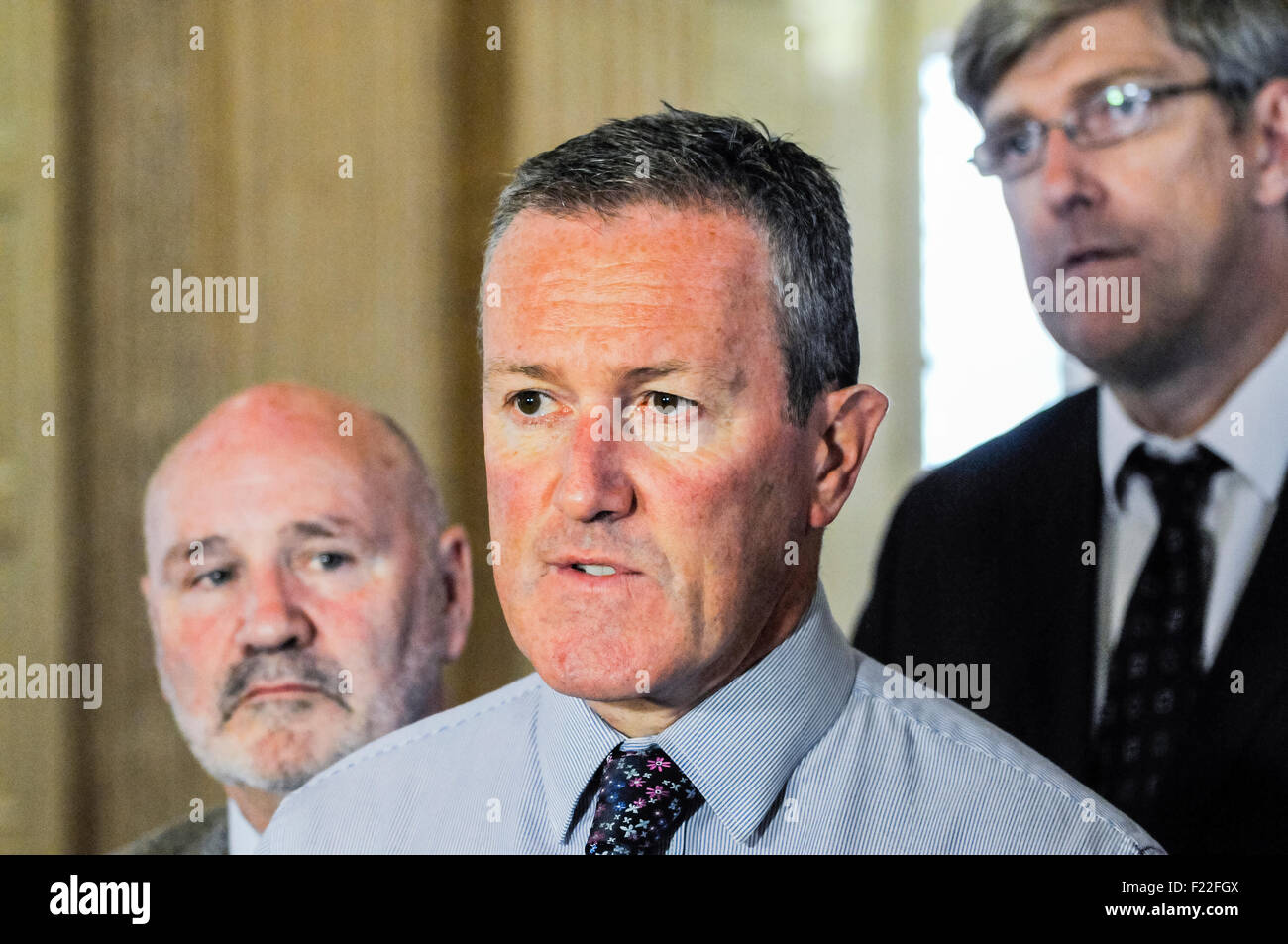 Belfast, Northern Ireland, UK. 10th September, 2015. Conor Murphy from ...