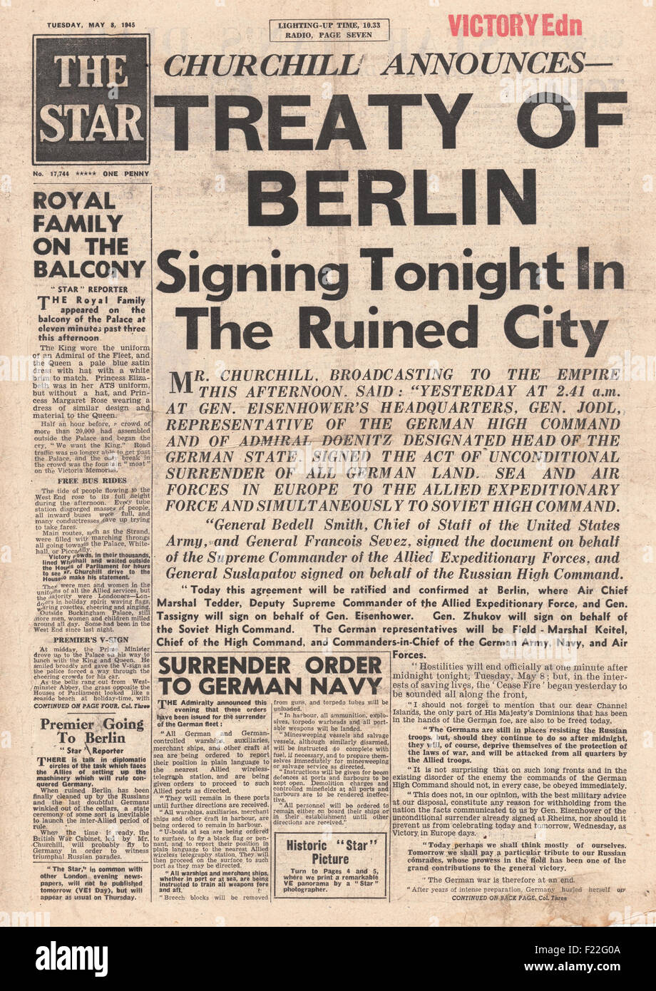 World war 2 london ve day hi-res stock photography and images - Alamy