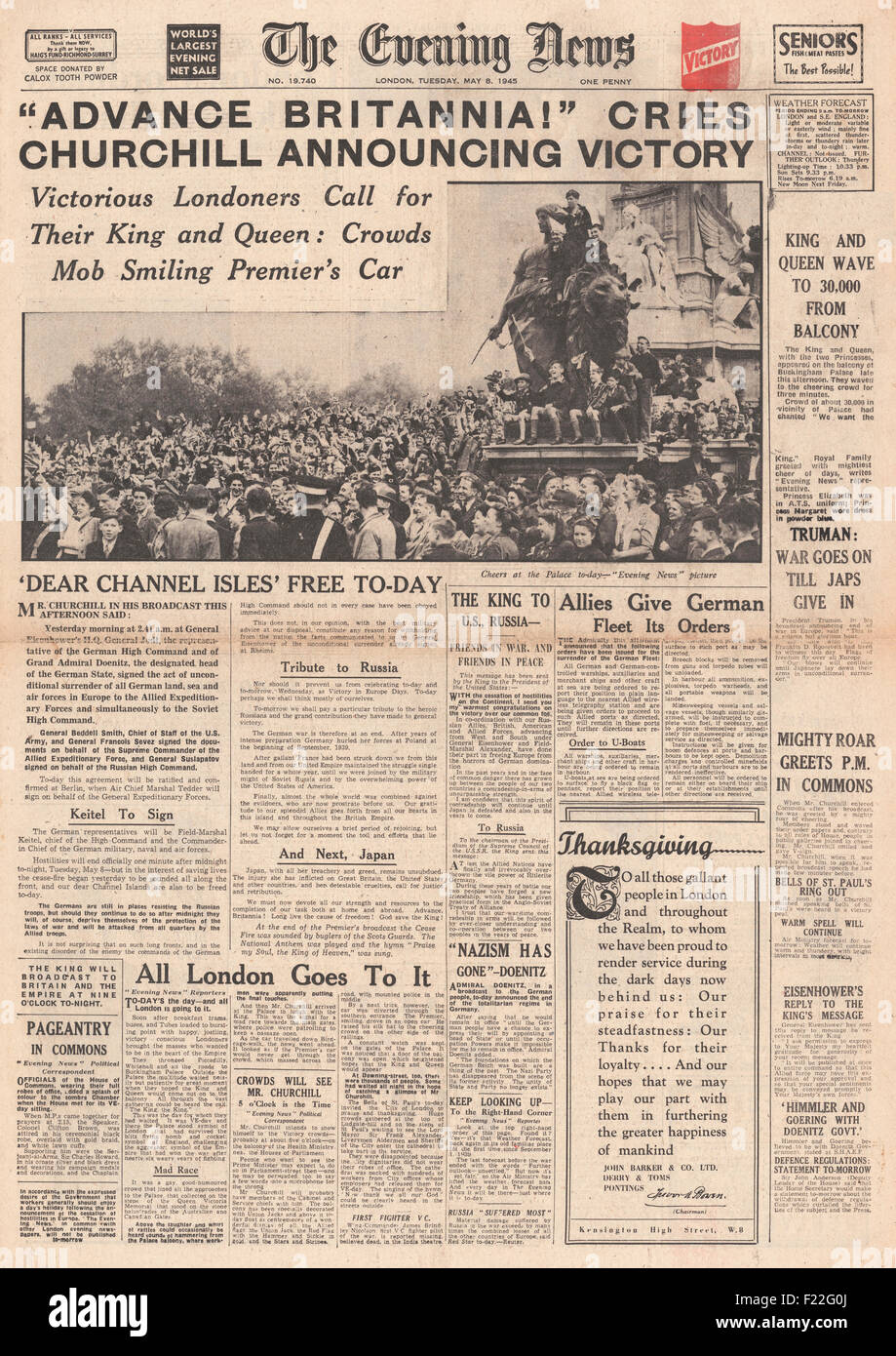 Victoria day 1945 hi-res stock photography and images - Alamy