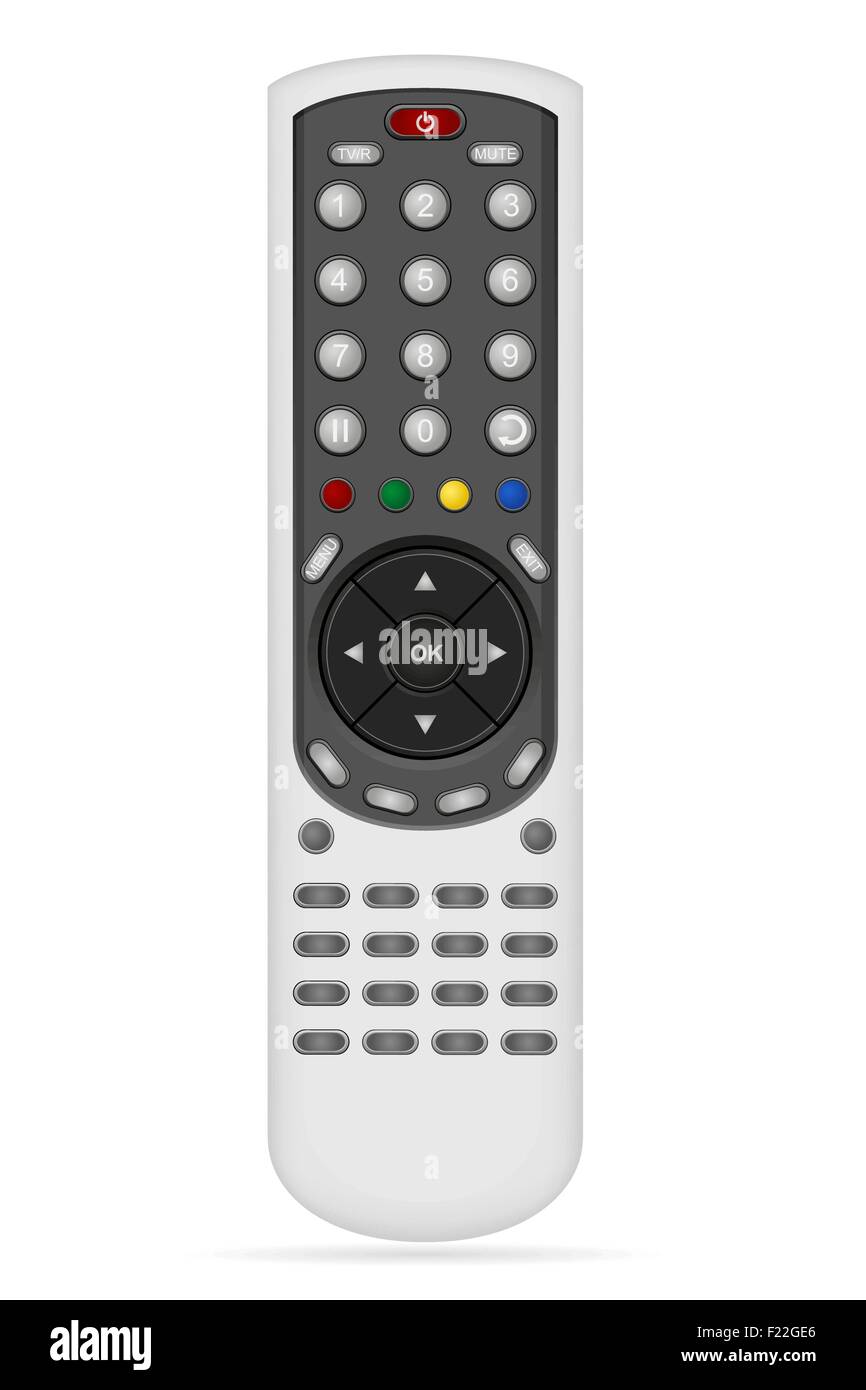 remote control for audio video equipment vector illustration isolated ...