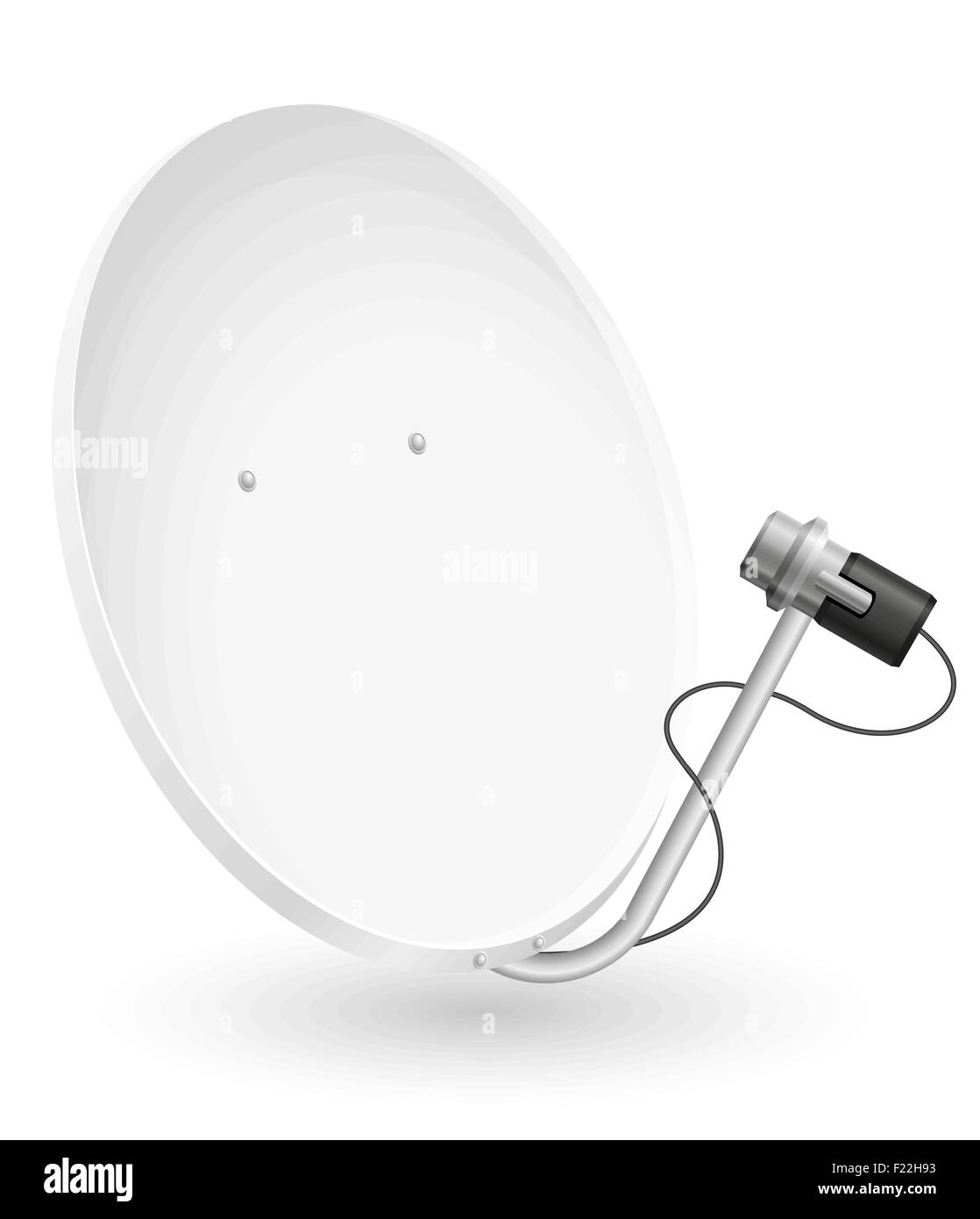 satellite dish vector illustration isolated on white background Stock ...