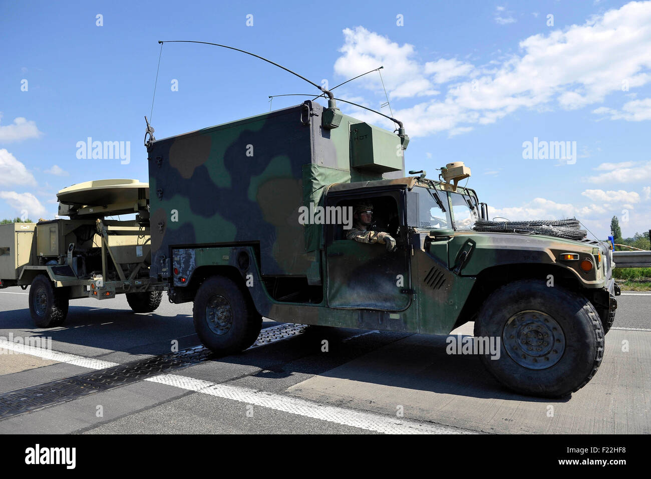 The advance unit of the U.S. military convoy, comprised of 60 troops ...