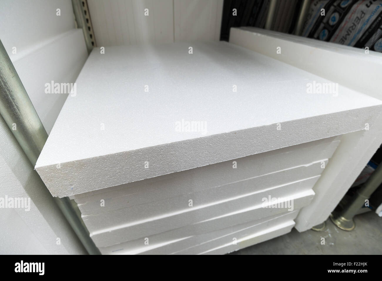 stack of foam plastic for insulation Stock Photo - Alamy