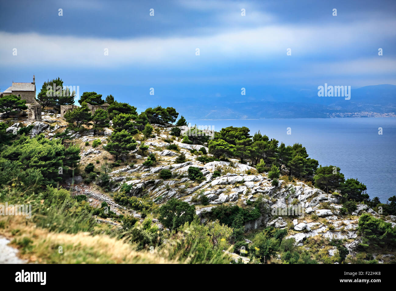 Adriatic coast near Split in Croatia Stock Photo - Alamy