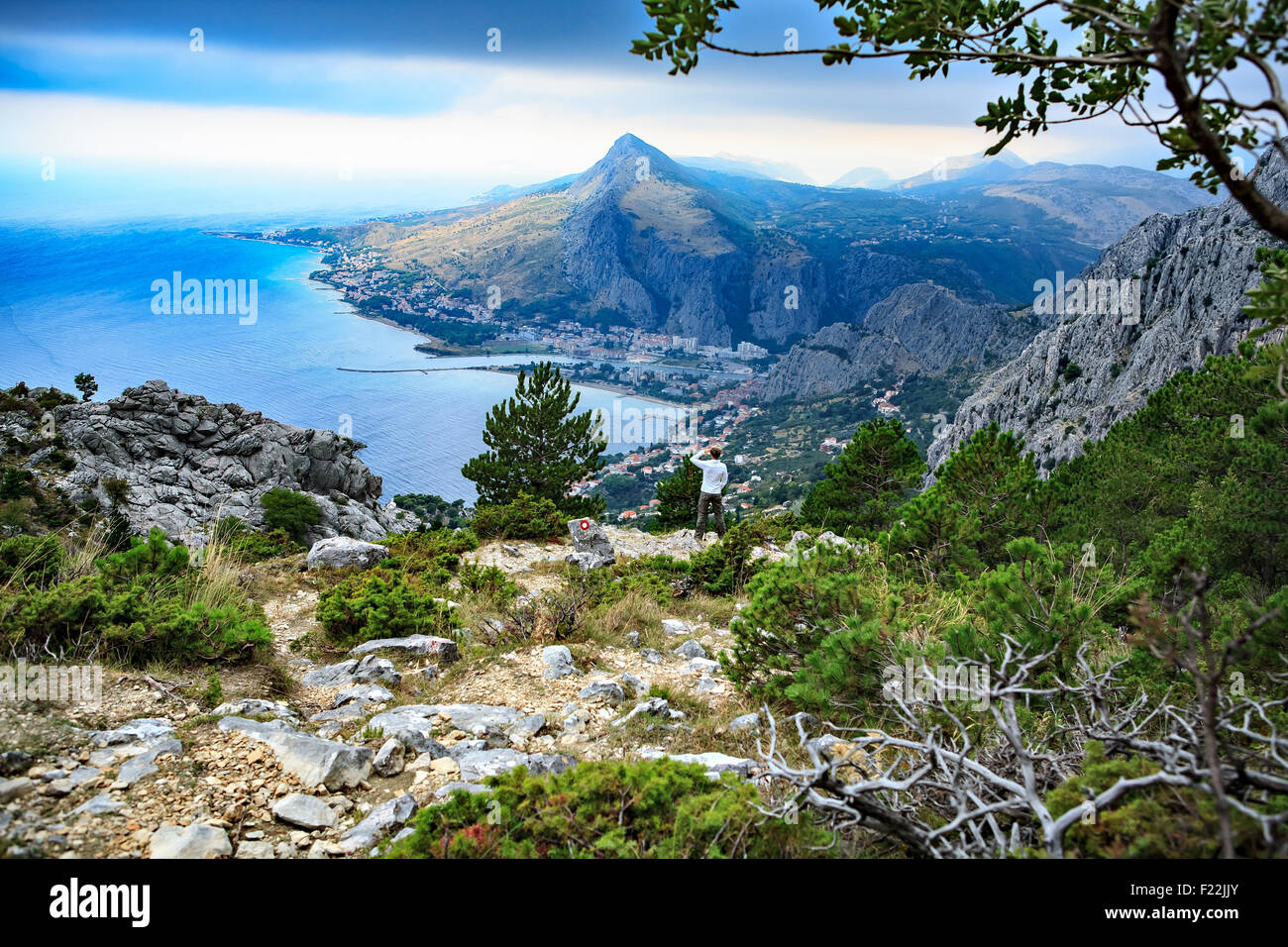 Adriatic coast near Split in Croatia Stock Photo - Alamy