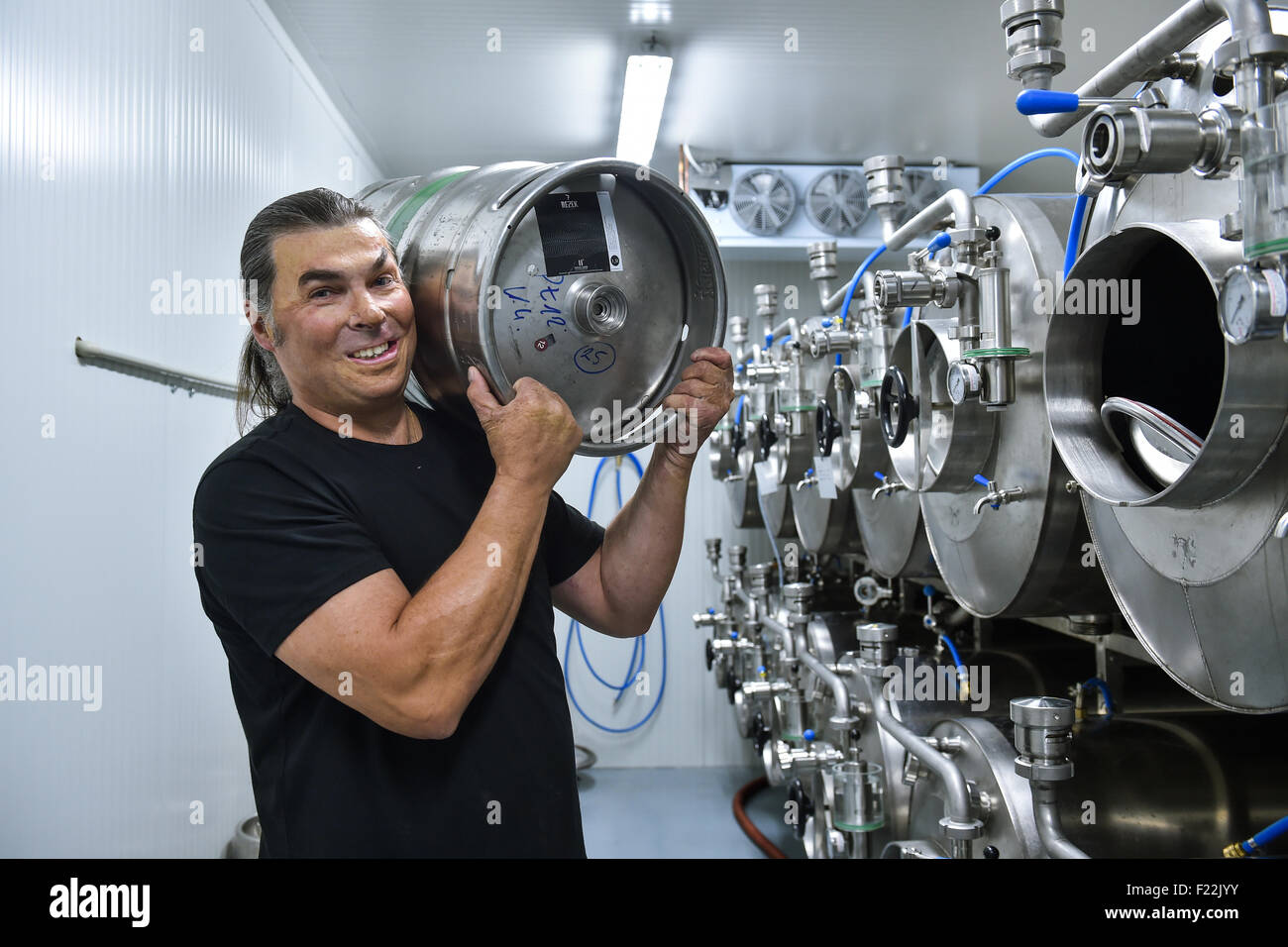 Zasada, Czech Republic. 10th Sep, 2015. Ceremonial opening of brewery ...