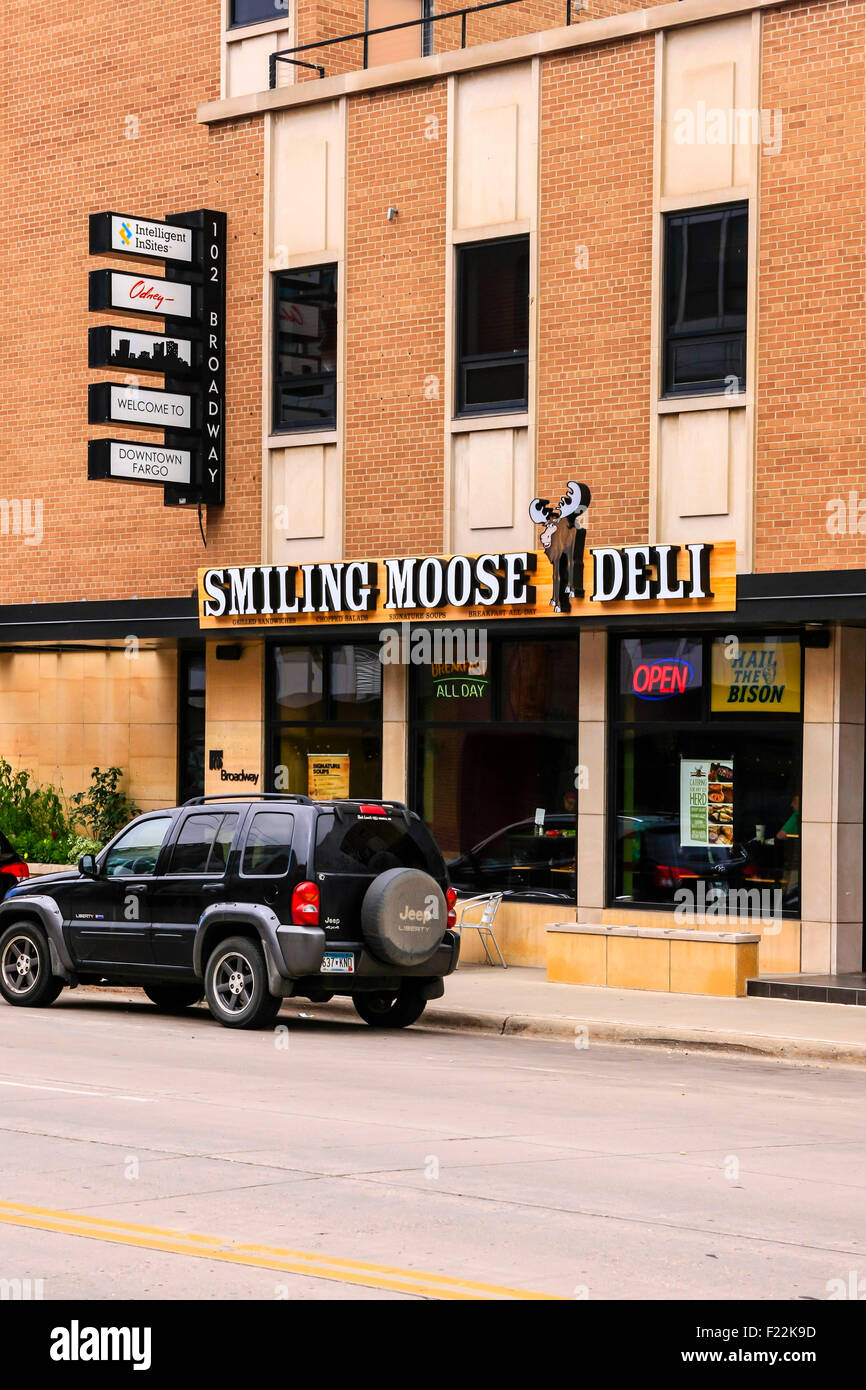 The Smiling Moose Deli on 1st Ave N in downtown Fargo North Dakota ...