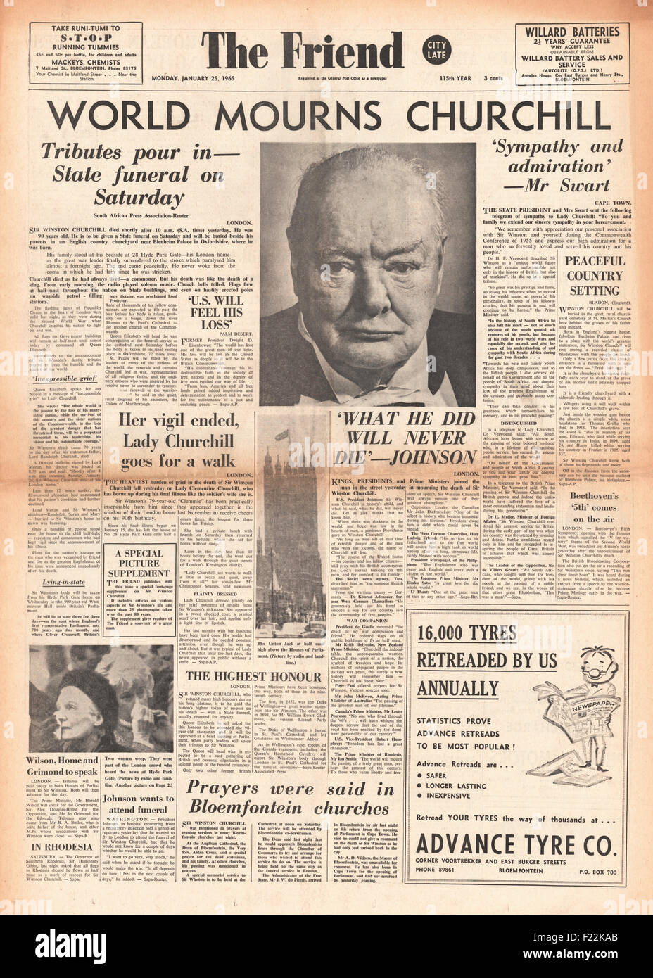 Randolph churchill africa hi-res stock photography and images - Alamy