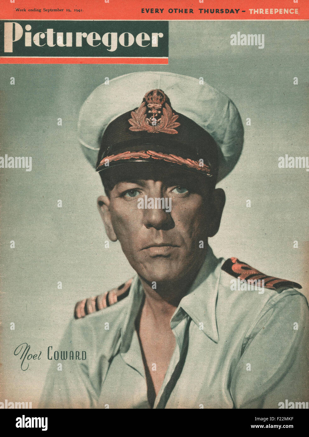1942 Picturegoer magazine Noel Coward Stock Photo - Alamy