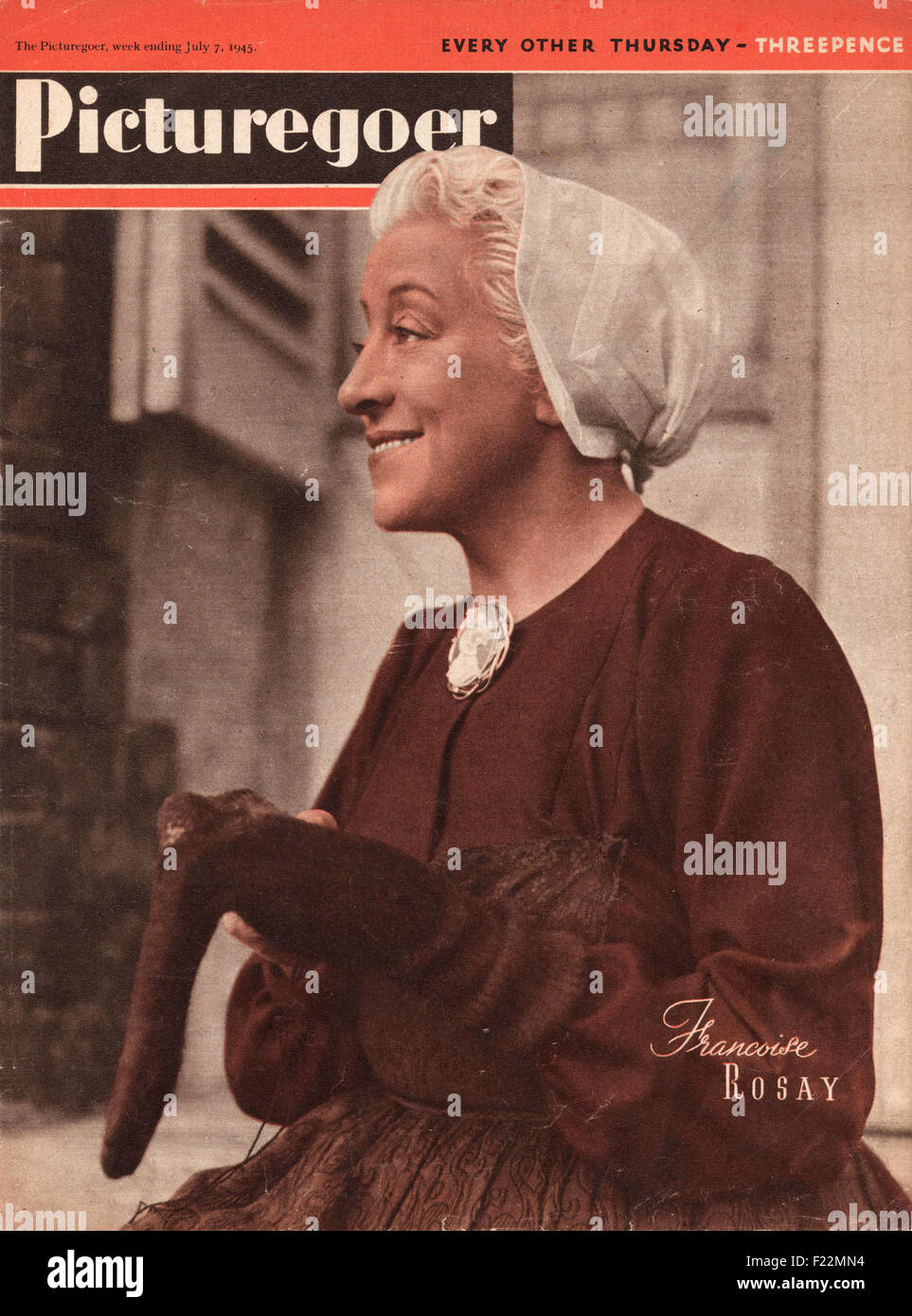 1945 Picturegoer magazine Francoise Rosay Stock Photo - Alamy