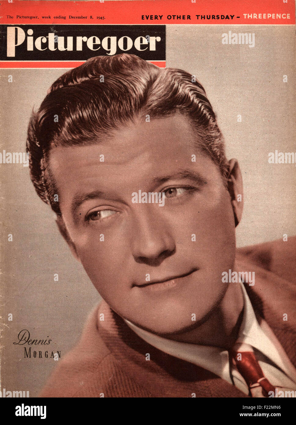 1945 Picturegoer magazine Dennis Morgan Stock Photo - Alamy