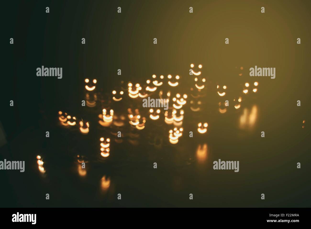 smiling abstract blur background (many smiles Stock Photo - Alamy