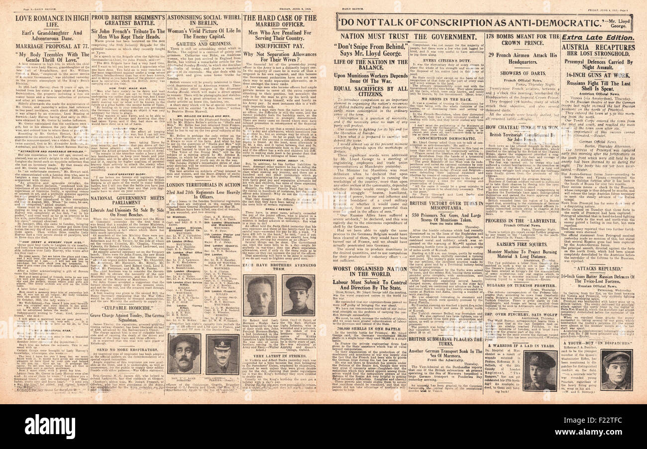 Conscription first world war hi-res stock photography and images - Alamy