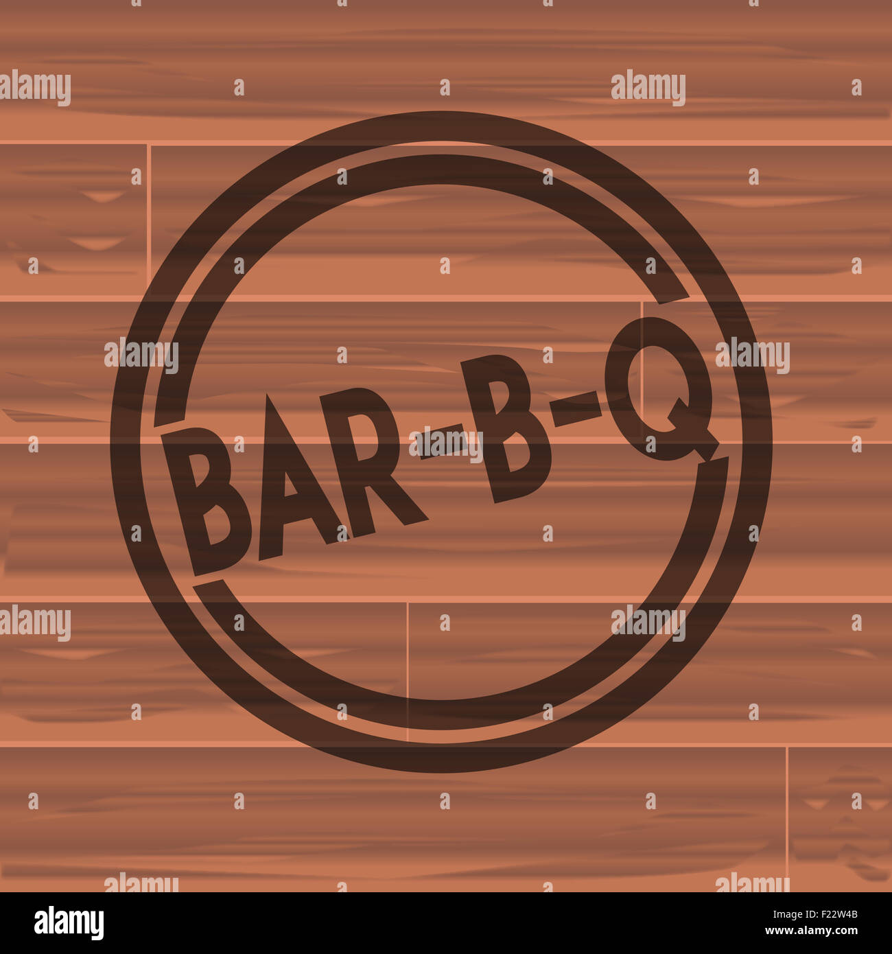 A Bar B Q brand set on a wooden background Stock Photo - Alamy
