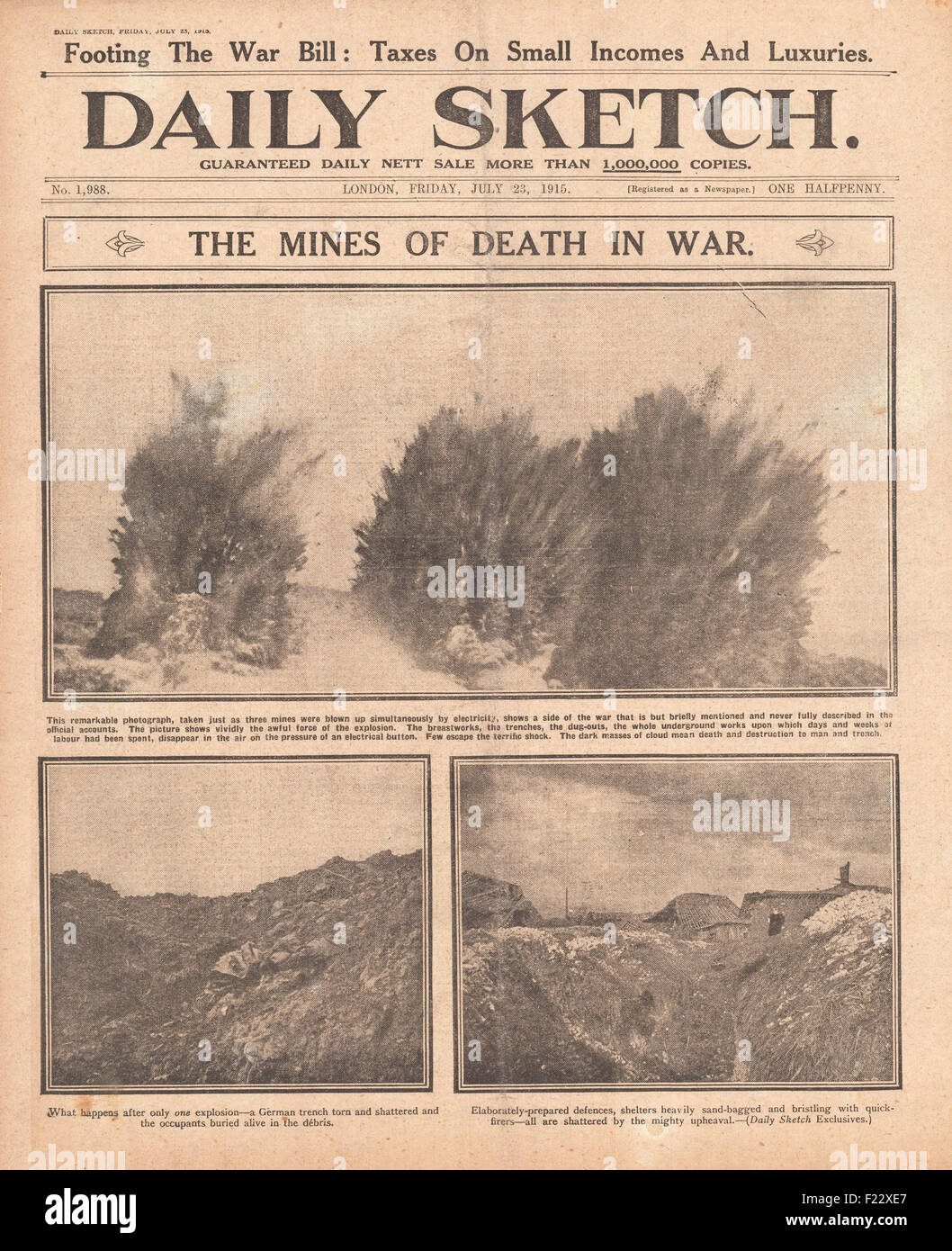 Mines exploding hi-res stock photography and images - Alamy