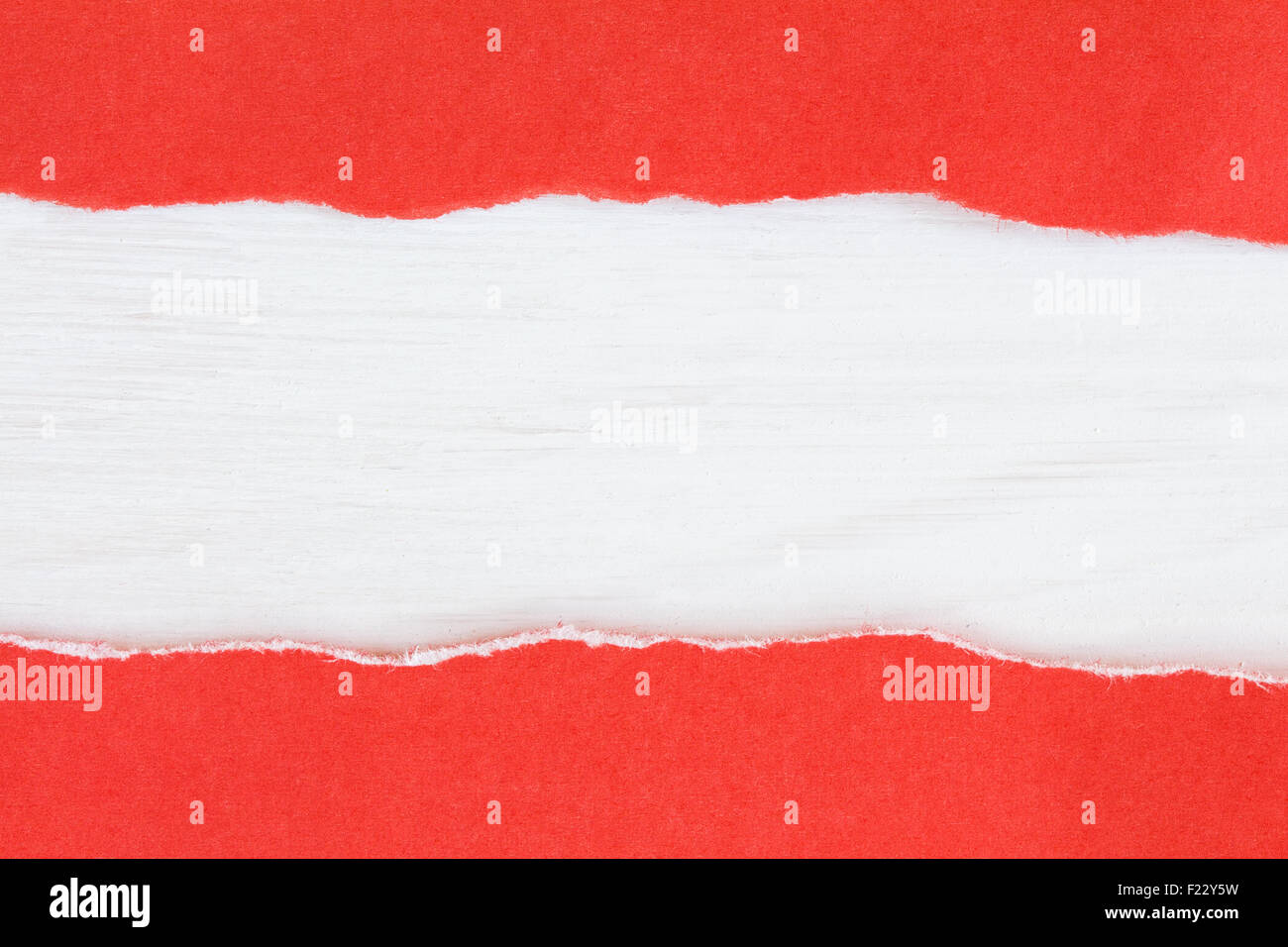 Torn red paper with a wooden background for your text Stock Photo - Alamy