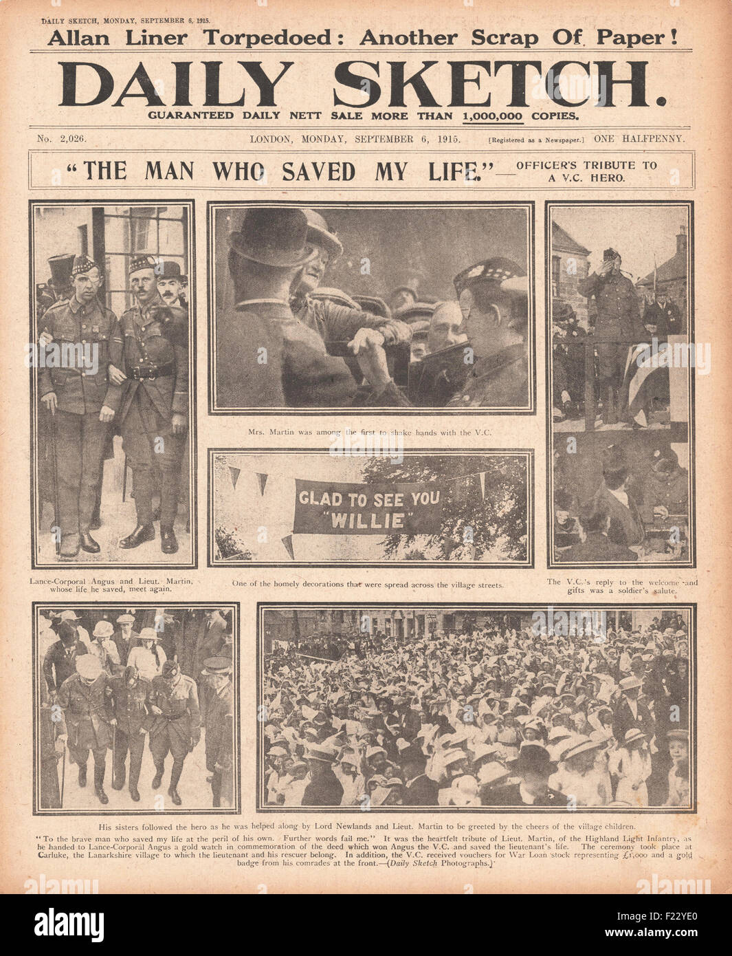 William angus vc hi-res stock photography and images - Alamy