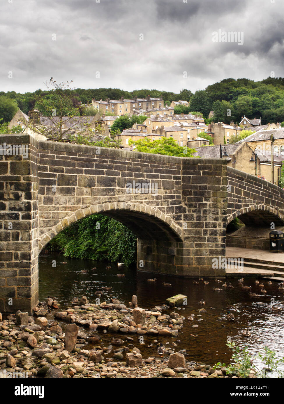 Old town hebden bridge hi-res stock photography and images - Alamy