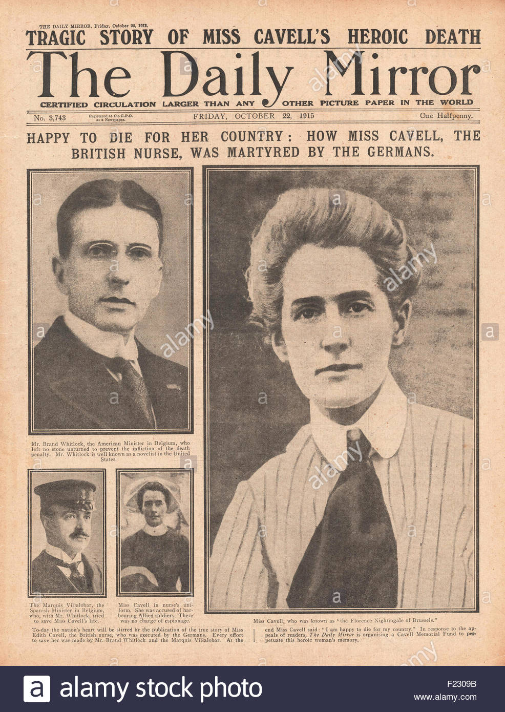 Edith Cavell Stock Photos & Edith Cavell Stock Images - Alamy