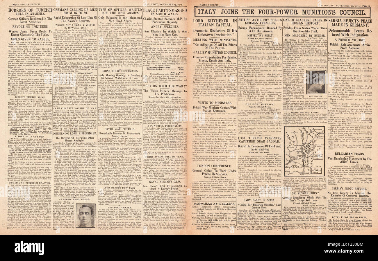 1915 Daily Sketch Charles Stanton Becomes new MP for Merthyr Tydfil ...