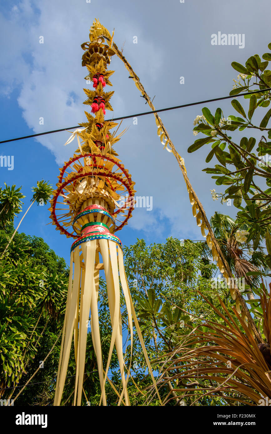 Galungan bali penjor hi-res stock photography and images - Alamy