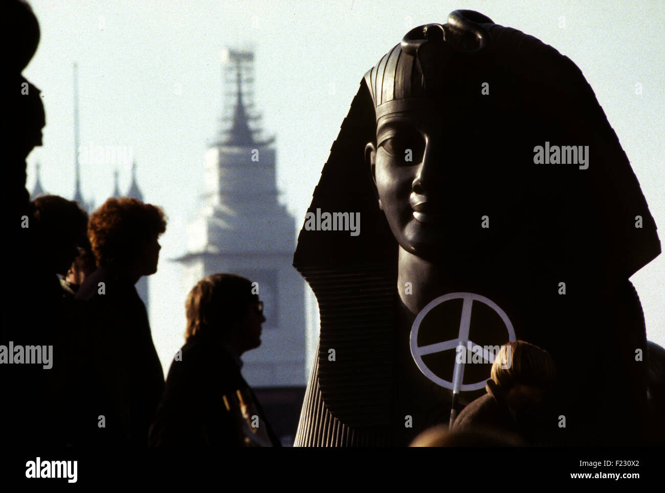 CND, Campaign for Nuclear Disarmament, march against Cruise Missiles ...