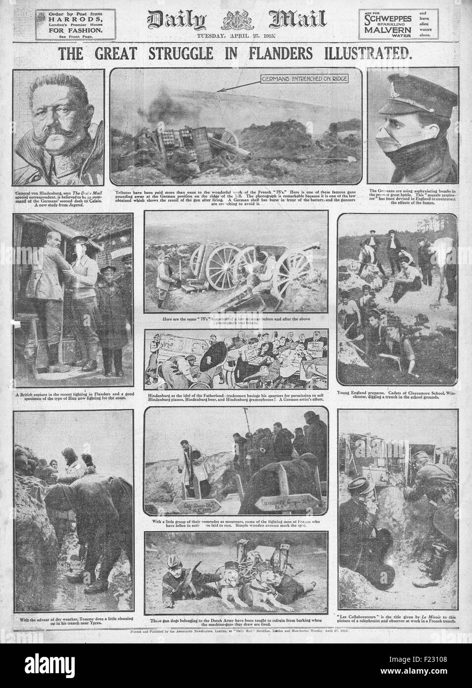 Hill 60 1915 hi-res stock photography and images - Alamy