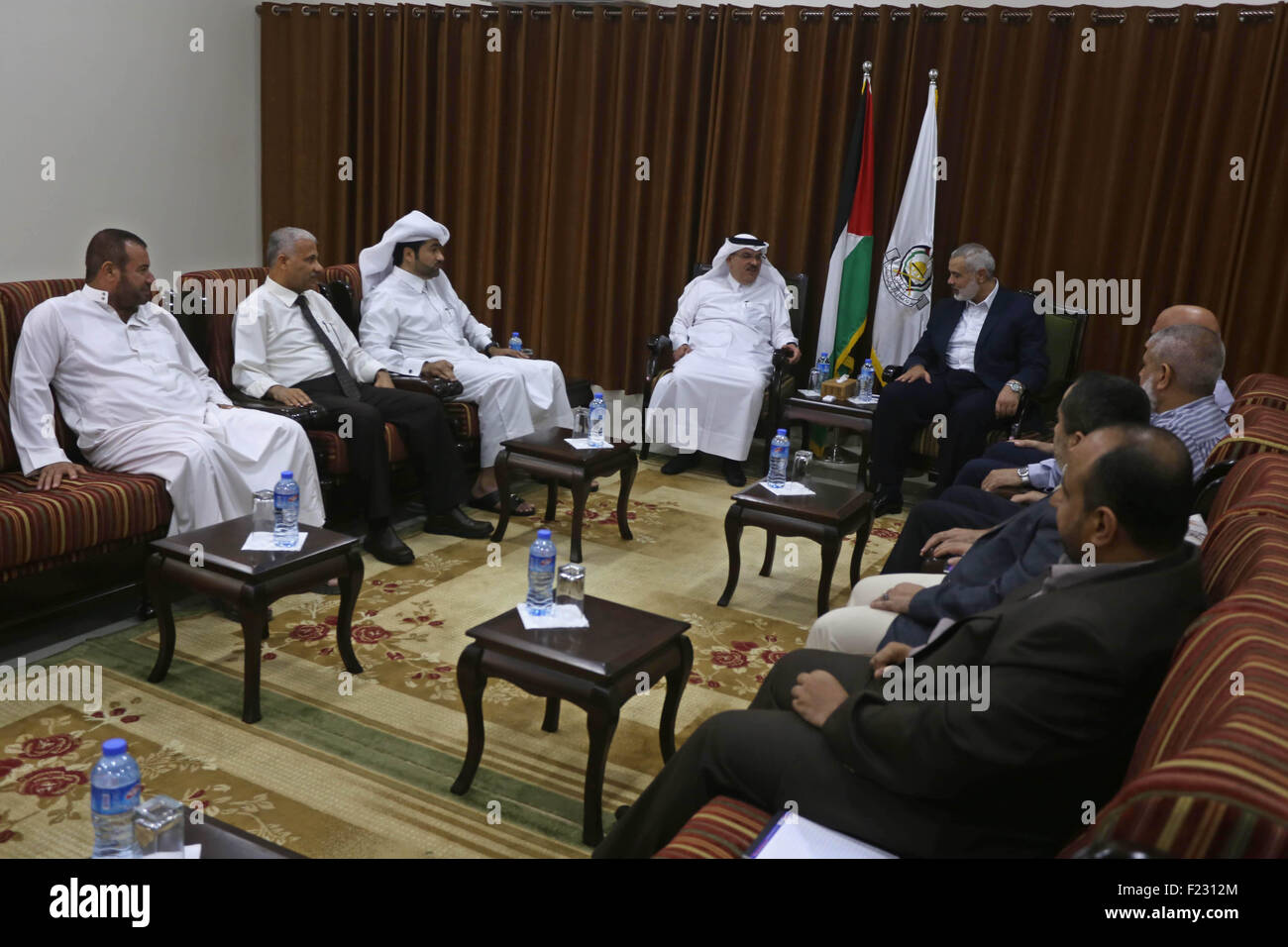 Gaza City, Gaza Strip, Palestinian Territory. 10th Sep, 2015. Senior ...