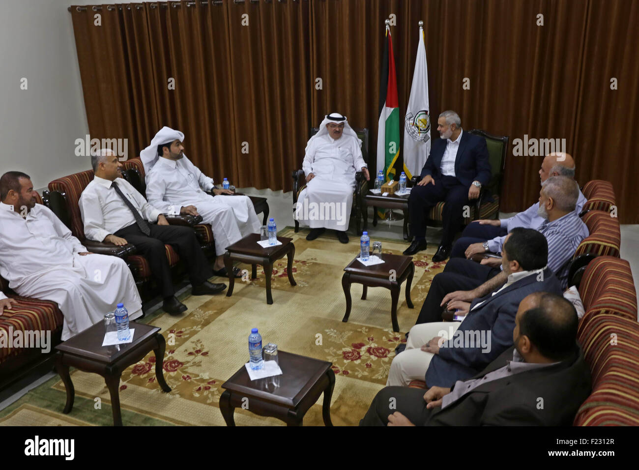 Gaza City, Gaza Strip, Palestinian Territory. 10th Sep, 2015. Senior ...