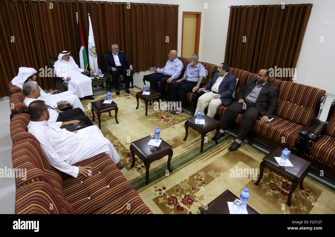 Gaza City, Gaza Strip, Palestinian Territory. 10th Sep, 2015. Senior ...